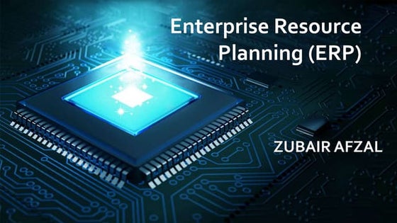 Enterprise Resource Planning(ERP) | PPT