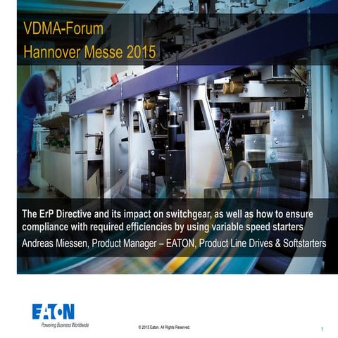 The ErP Directive and its impact on switchgear | PDF