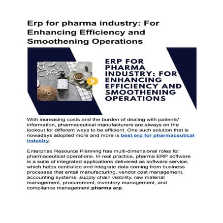 Hospital erp software | PPTX