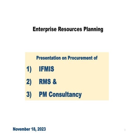 Erp For Power Sector Utility An Approach Pptx