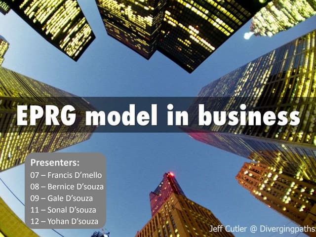 EPRG FRAMEWORK | PPTX