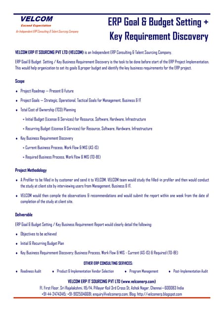 ERP Post Implementation Audit | PDF | Human Resources | Business