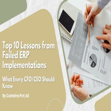 ERP Lessons Learnt Through ERP Implementation | PPT
