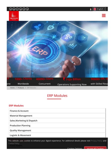 Erp module | PDF
