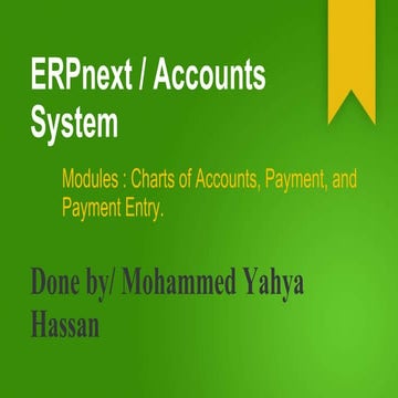 Erp next accounts | PPTX