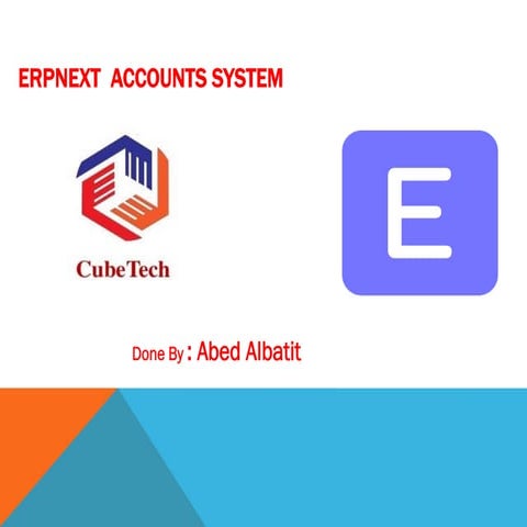 Erpnext accounts system | PDF