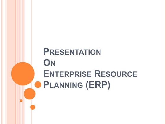 Baan erp(ENTERPRISE RESOURCE PLANNING) PRESENTATION made by priyansh ...