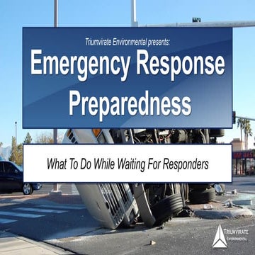 Emergency Response Preparedness | PPT