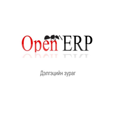 OpenERP -- Дэлгэцийн зураг | PDF