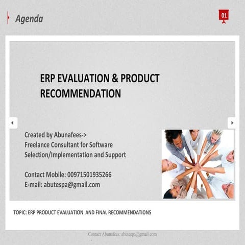 ERP Selection Steps by Abu | PPT