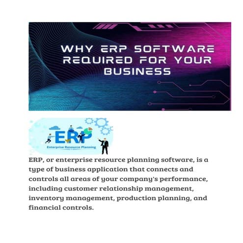 Why ERP Software required for your Business | DOCX