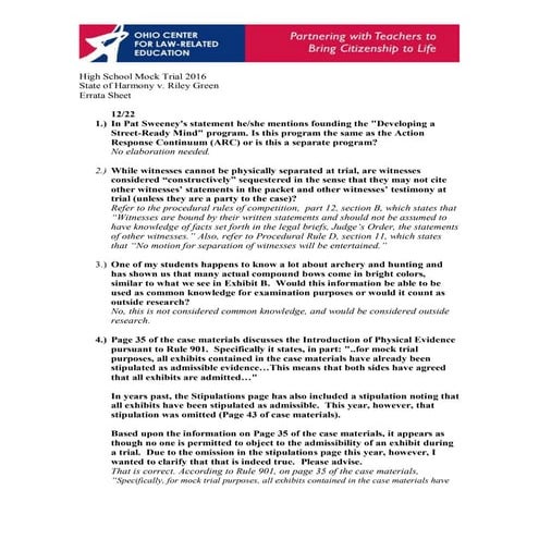 Errata sheet 1 19 approved | PDF