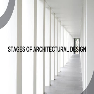 Errol Kwong Australia -Stages of Architectural Design | PPT