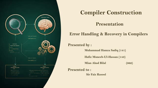 Error Detection & Recovery | PPTX