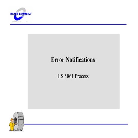 Error Notifications Hsp 861 | PPT
