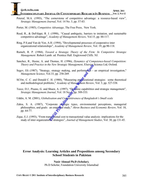 Common errors in the use of prepositions | DOC
