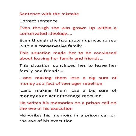 Error correction activity 2 CAE 2015-2016 | DOCX