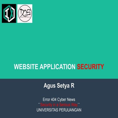 Website Application Security - SQL Injection | PPT