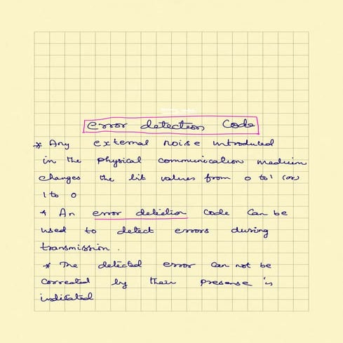 Error Detection Pdf