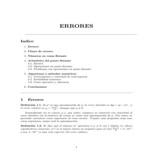 2 teoria de errores y aritmetica del computador | PPTX