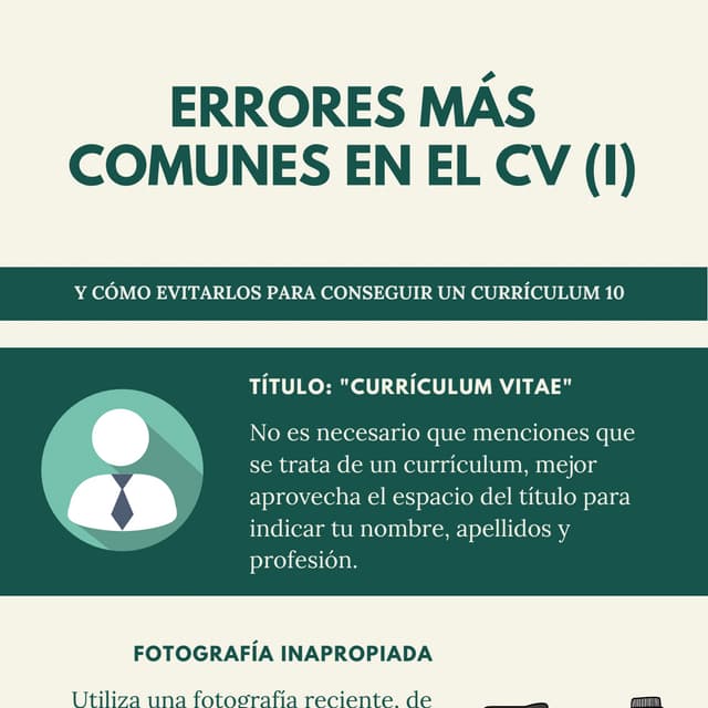 Errores comunes en el Currículum | PDF