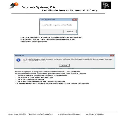 Errores en a2 parte i | PDF