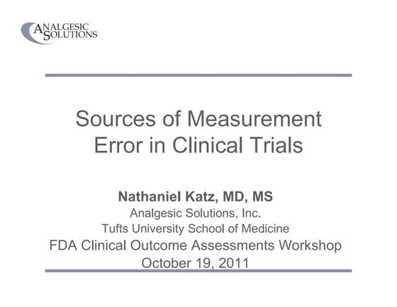 Visual Analog Scale (VAS) | PPT