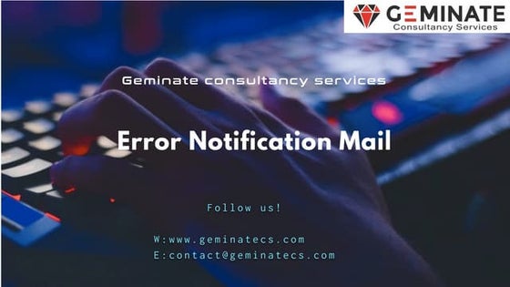 Point Of Sale Error Notification Mail | PPT