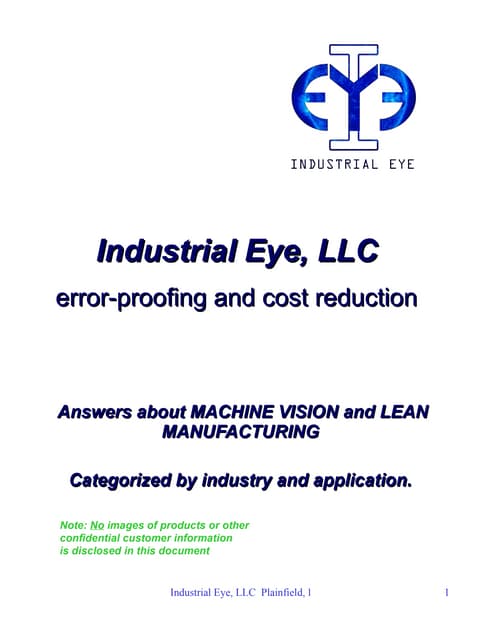 Poka yoke | PPT | Business | Business and Finance