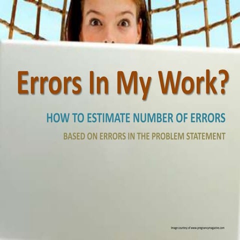 How Many Errors Can Be In My Paper? | PPT