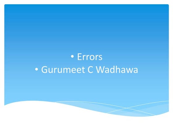 Analytical and post analytical errors in laboratory | PPTX | Chemistry ...