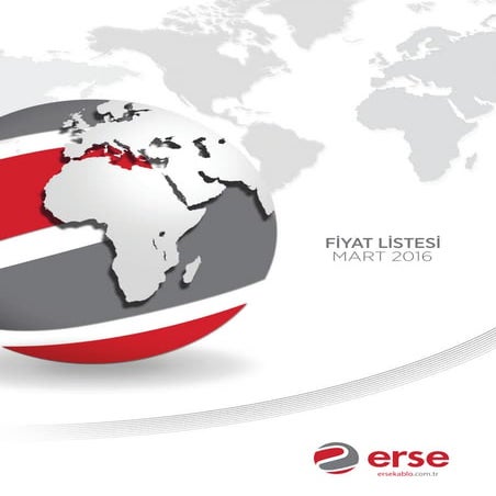 Erse Kablo 2016 Fiyat Listesi | PDF