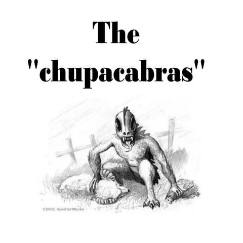 El "chupacabras" | PPT