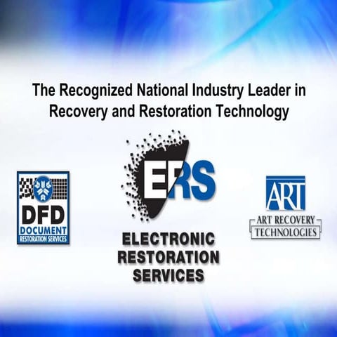 ERS Description of Services | PPT