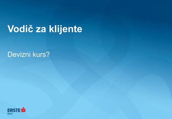 Erste - Nova filijala | PPT