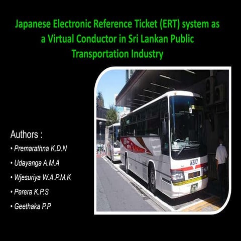 Electronic Reference Ticket | PPT