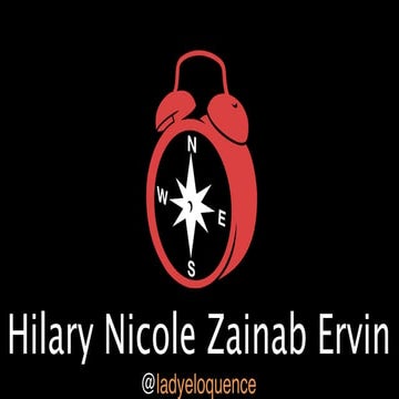 Hilary Nicole Zainab Ervin presentations