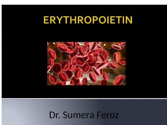 Erythropoietin in dialysis patients.pptx