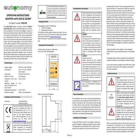 ES 22-EUT-S223 Manual | PDF | First Aid | Injuries