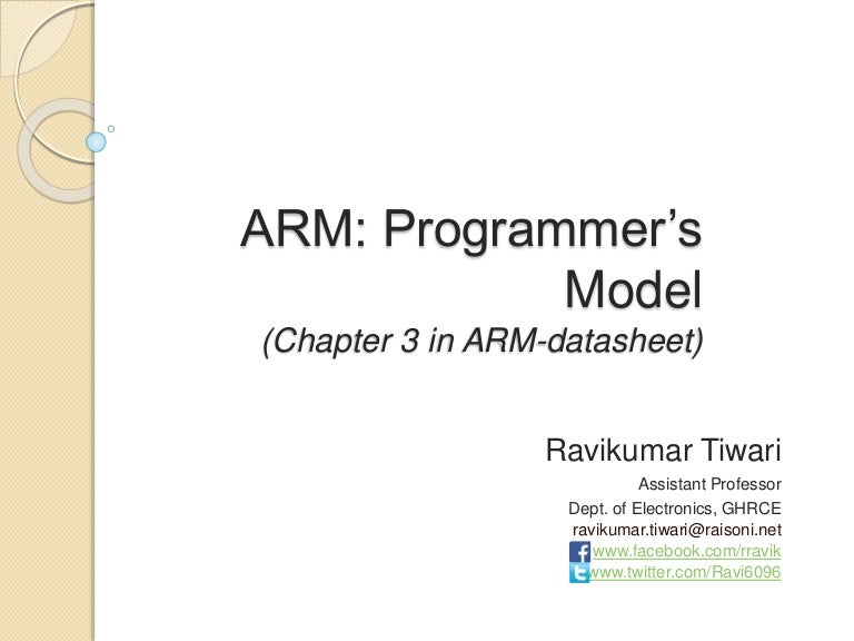 ARM- Programmer's Model