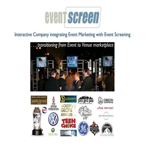 Event screen