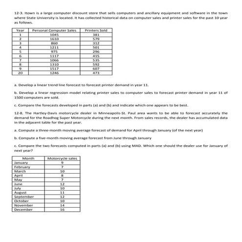 Es08 forcasting | DOCX