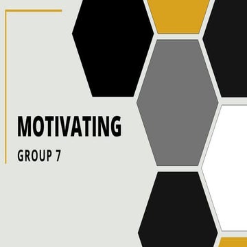 Engineering Management: Motivation by G7 | PPTX