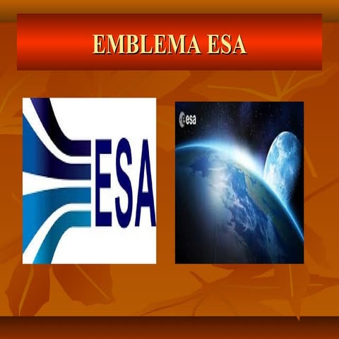 ESA -Agentia Spatial Europeana | PPT