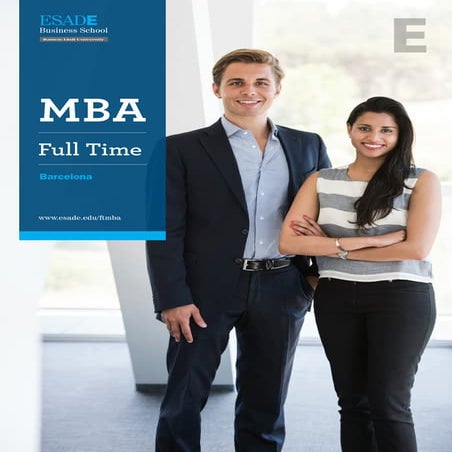 BROCHURE: ESADE Full Time MBA (ENG) | PDF