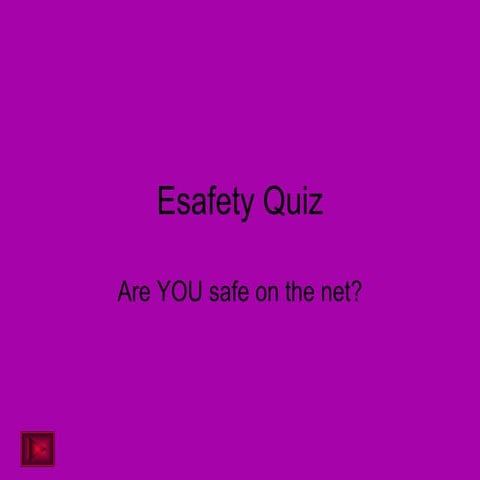 E-safety quiz | PPT