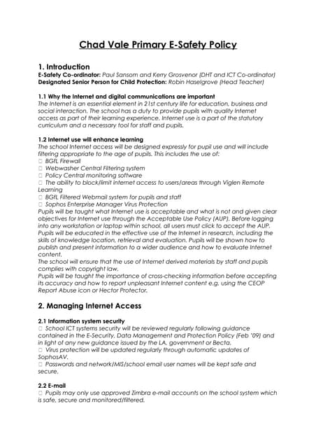 Safety Issues on the Use of ICT including e-Safety Rules.pptx