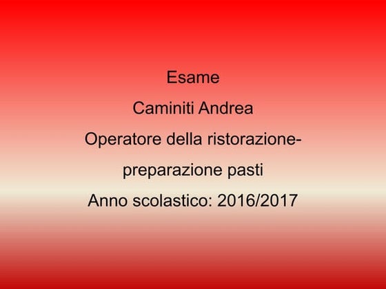 Esame di Informatica | PPTX