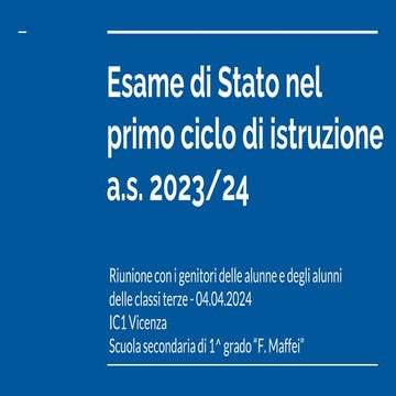 Esame finale - riunione genitori 2024.pptx