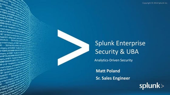 Art of the Possible with Splunk Analytics | PPT